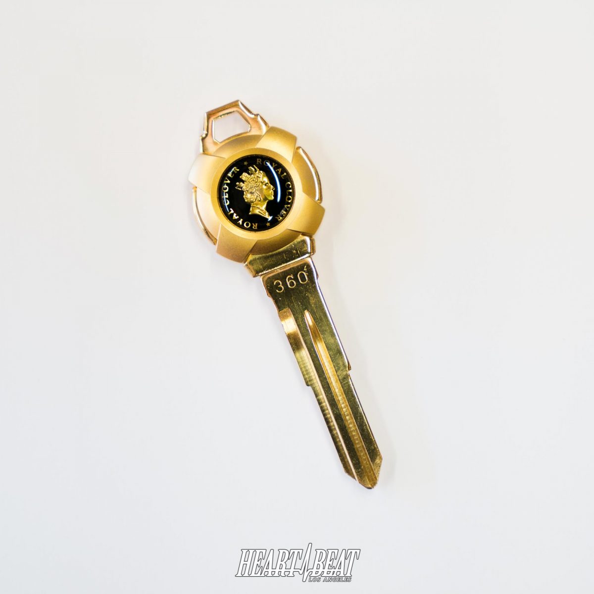 Gold Fancy Key Blank - HeartBeat Los Angeles