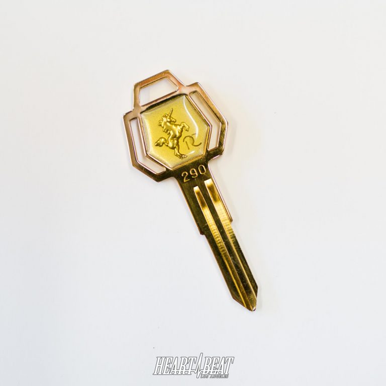 Gold Fancy Key Blank - HeartBeat Los Angeles